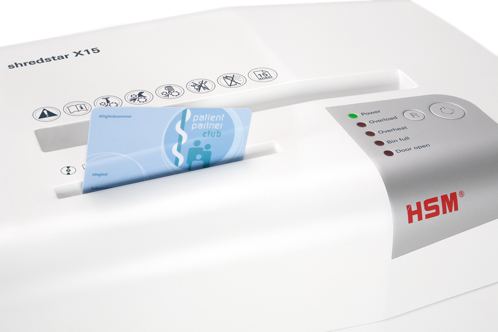 Zaawansowana niszczarka dokumentów HSM shredstar X15